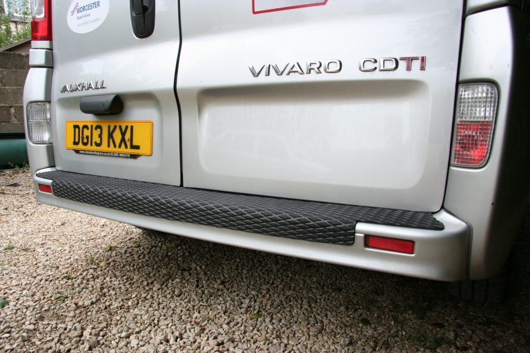 Chrome Rear Bumper Protector For Vauxhall/Opel Vivaro 2014+ – Stainless ...